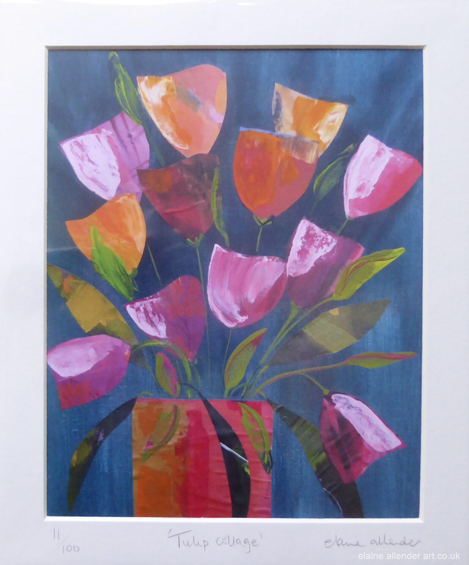 Tulip Collage - Elaine Allender Art